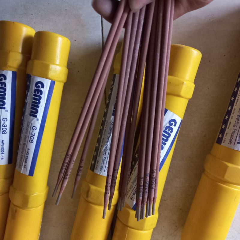 Que hàn inox GEMINI G-308 Phi 2.5 ×300×1kg | Shopee Việt Nam