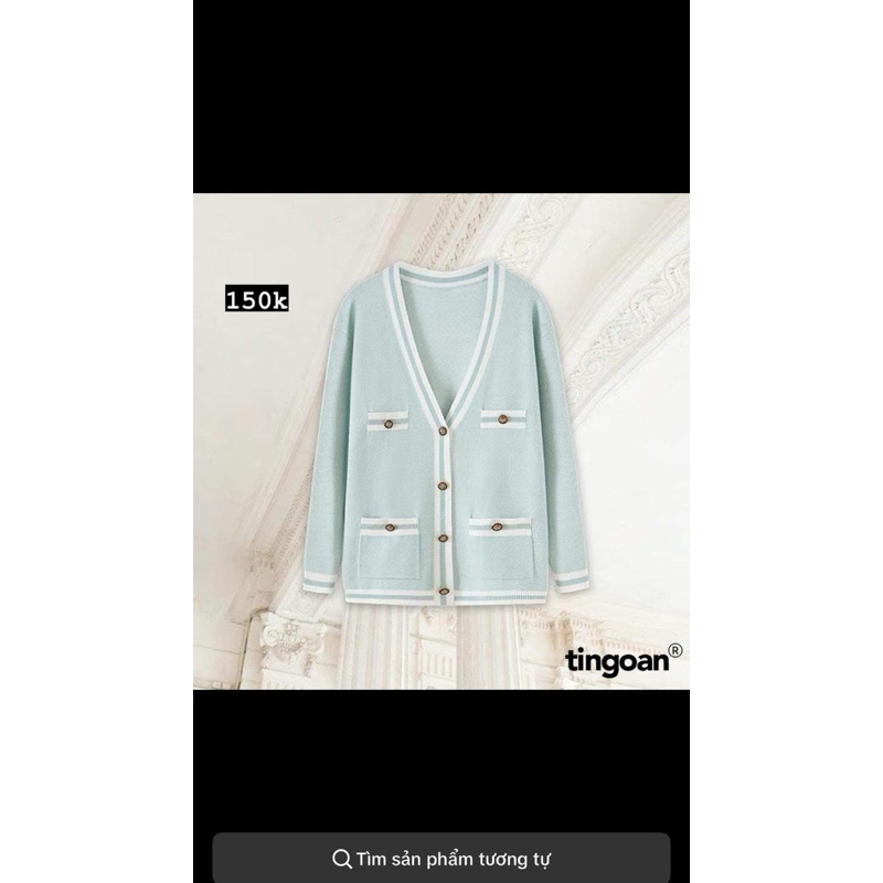 Áo Cadigan Xanh mint | Shopee Việt Nam