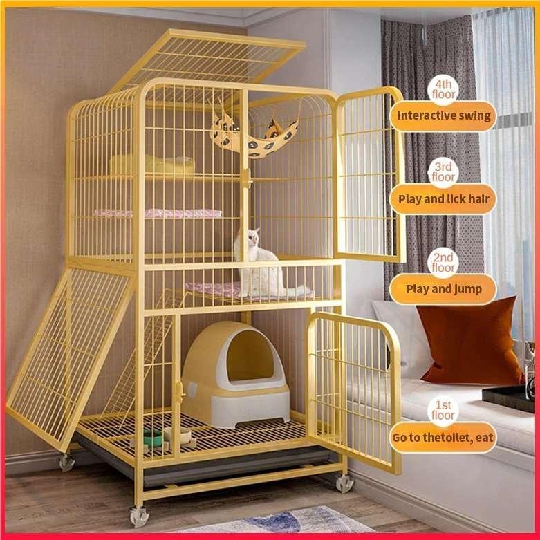 Chuồng Mèo Lớn 2-5 Tầng chuồng mèo Lồng Cho Chó Mèo Quá Khổ Tiện Lợi ...
