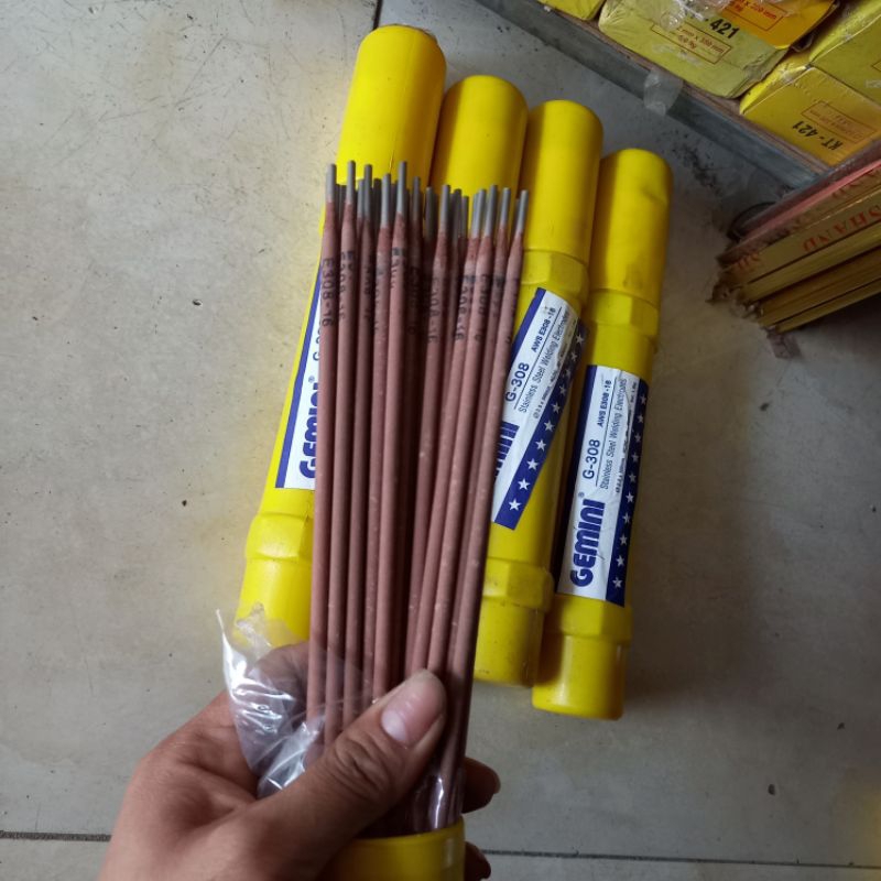 Que hàn inox GEMINI G-308 Phi 2.5 ×300×1kg | Shopee Việt Nam