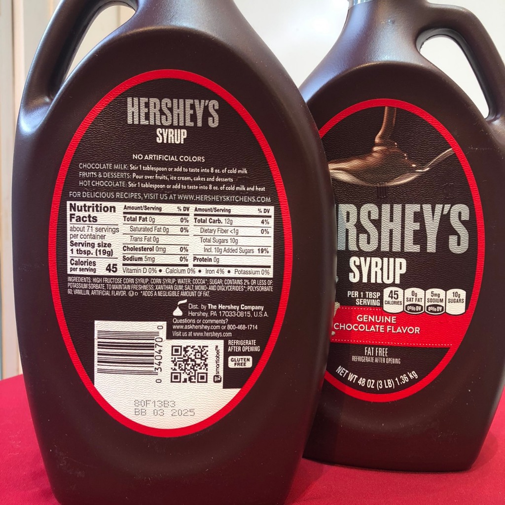 [HÀNG NHẬP] Sốt Socola Hershey's Syrup Genuine Chocolate Flavor Chai ...