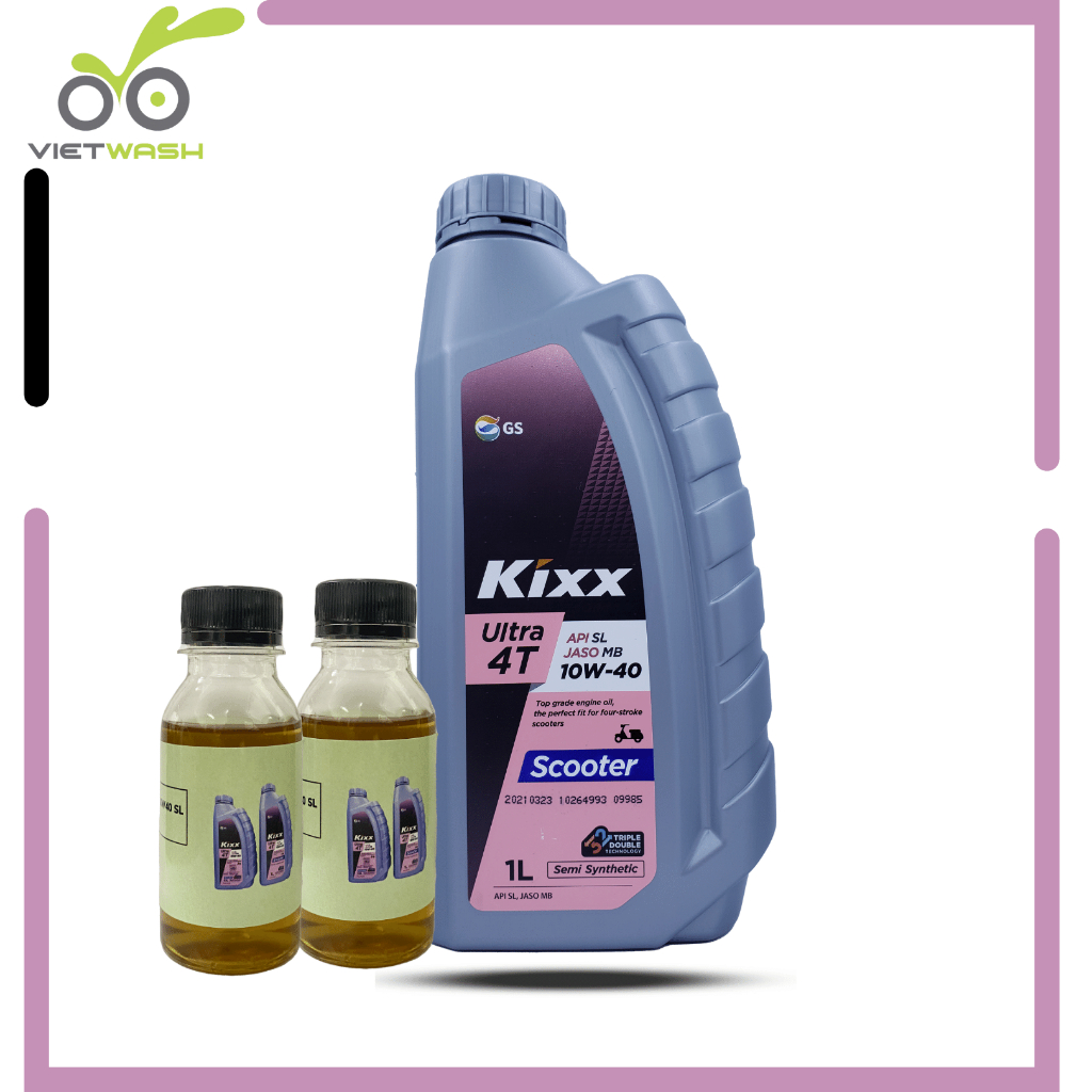 Nhớt xe máy, nhớt xe ga Kixx Ultra Scooter 10W40 API SL 800ml/1L [MIỄN ...