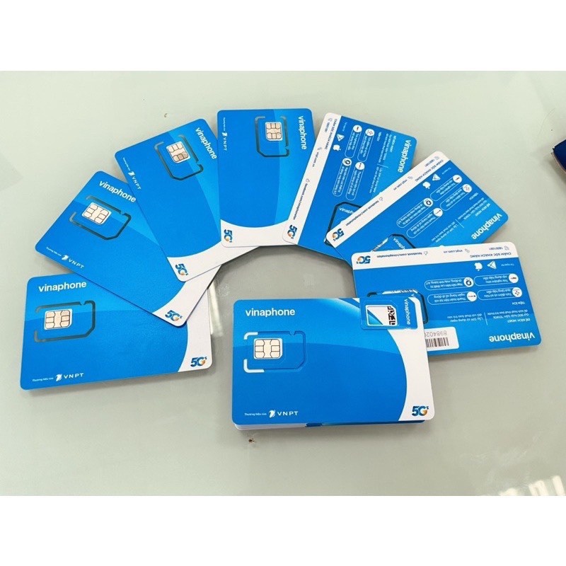 SIM 4G 5G VINAPHONE sim trắng chưa có số , sim thay thế đổi phôi ...