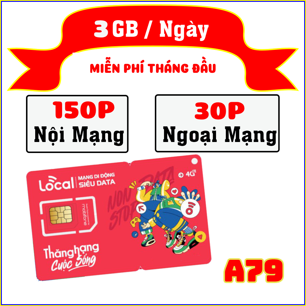 [INTERNET TẸT GA] [1 TỶ GB] SIM 4G Mobifone Không giới hạn dung lượng ...