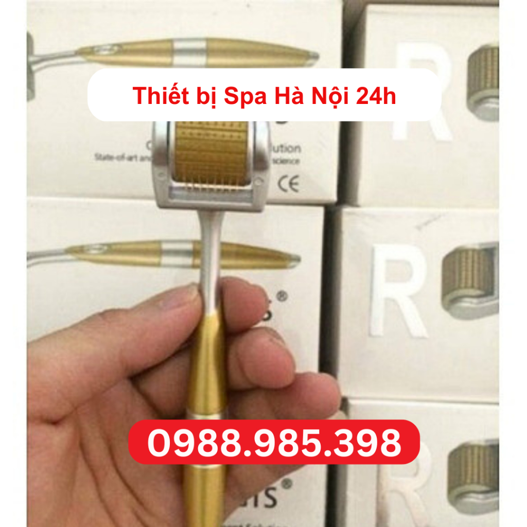 Kim Lăn Tay ZGTS Cây Lăn Kim Cho Tóc Da Đủ Size, cây lăn kim vàng - chính hãng | Shopee Việt Nam