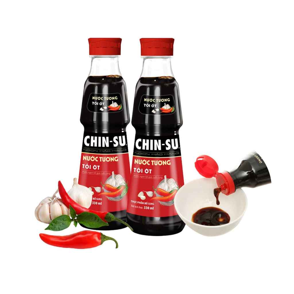 Nước Tương CHIN-SU Tỏi Ớt/CHIN-SU Nấm Shiitake Chai 330ml | Shopee Việt Nam