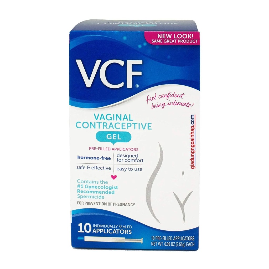 Gel Tránh Thai VCF Vaginal Contraceptive Hộp 10 Ống Lalendi Store | Shopee Việt Nam