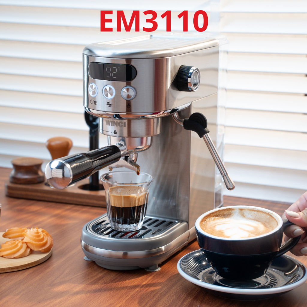Máy pha cà phê tự động Espresso Winci EM 3110, có vòi đánh sữa, bảo ...