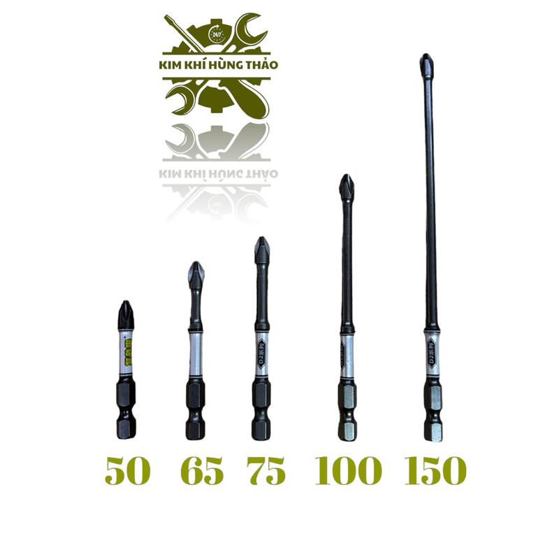 Mũi Bắn Vít PH2 - D2 Độ Cứng Cao Từ Tính Mạnh [ 5cm - 6.5cm - 7.5cm - 10cm - 15cm ] tiện dụng ...