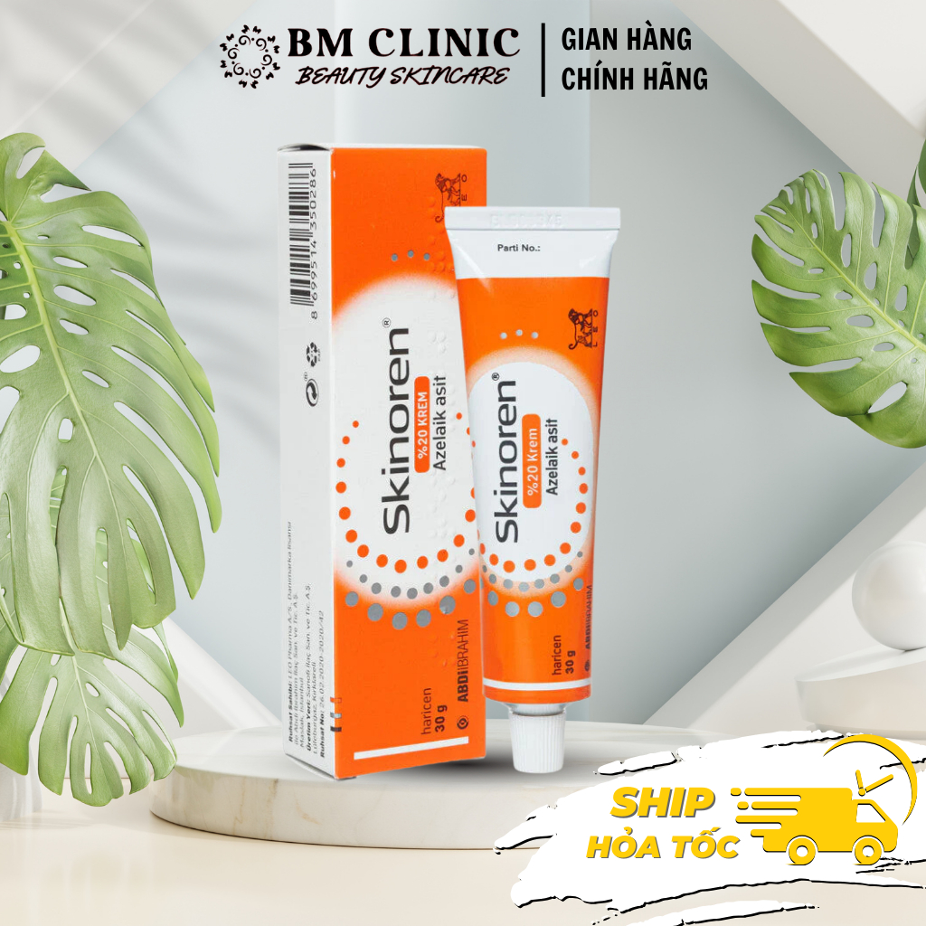 Kem giảm mụn thâm mụn & dưỡng sáng da Skinoren 15 % 20 % Azelaic Acid ...