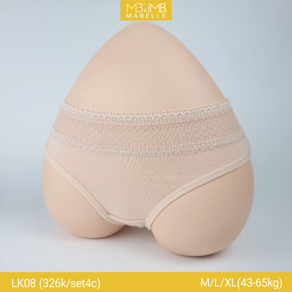Quần lót lọt khe LK08 MB cotton pha ren chống kích ứng, co giãn thoáng khí | Shopee Việt Nam