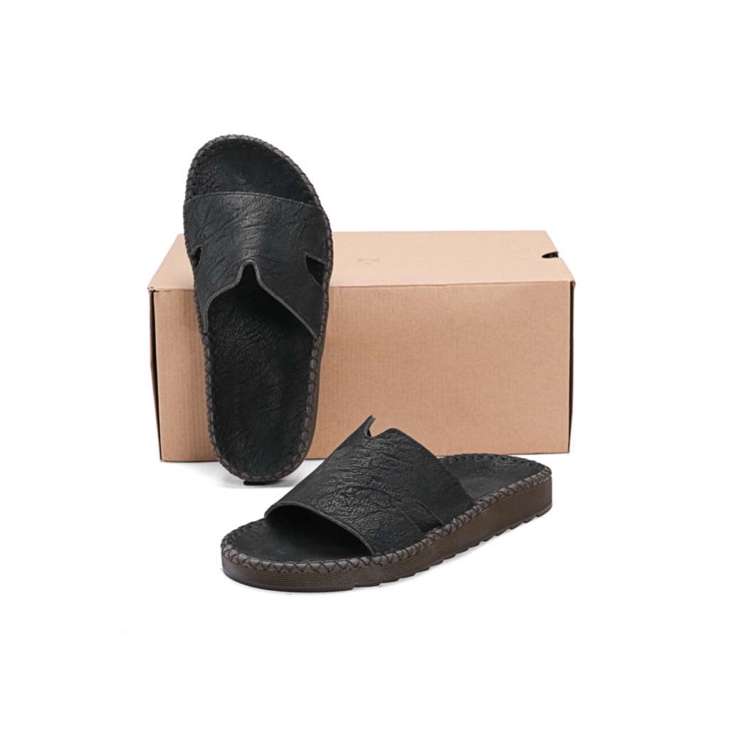 Dép Doctor Đai Ngang [ mã V04] Full Da Bò Cao Cấp, Đế Đúc Khâu Chắc ...