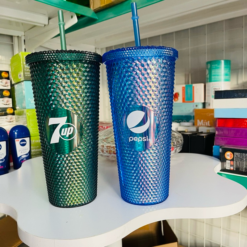 [CHÍNH HÃNG]Ly Pepsi 7up - Ly kim cương vân đá 2 lớp giữ nhiệt 700ml ...