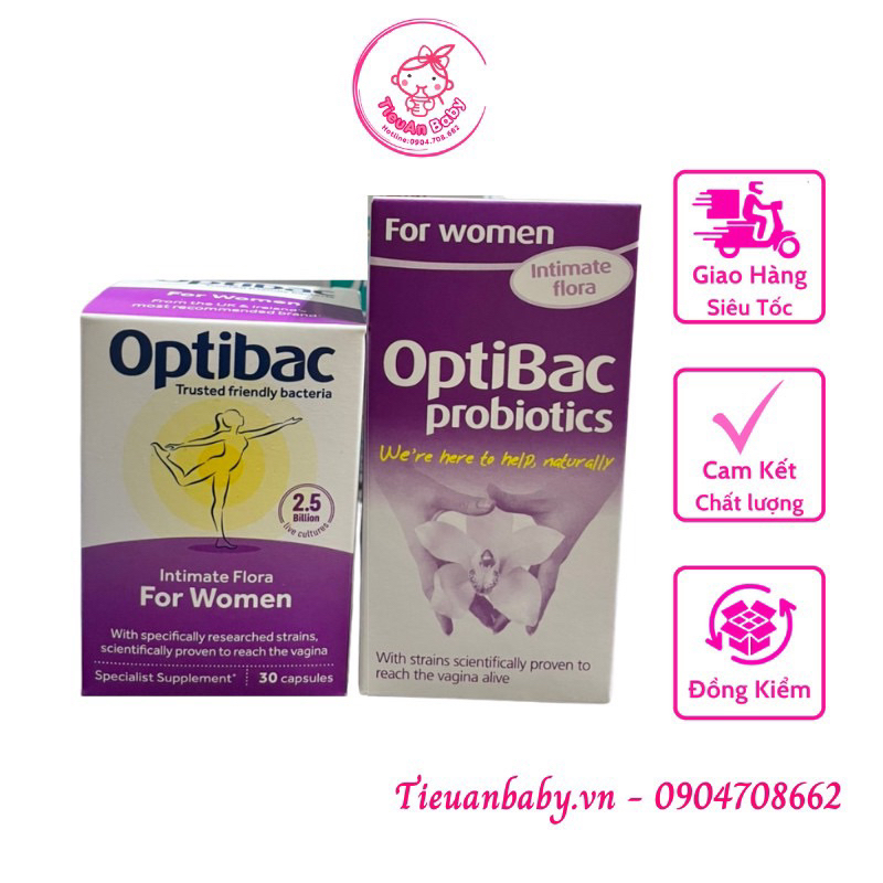 [2025]Viên uống men optibac tím 30v và 90v hàng Úc | Shopee Việt Nam