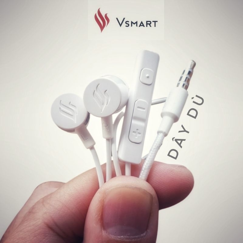 Tai nghe nhét tai Vsmart Chính Hãng bọc dù và alumut cao cấp nhất dòng ...