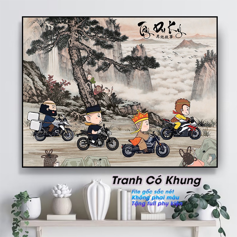 Tranh Canvas Vô Tri [TÂY DU KÝ] - Tranh Khung Viền Cao Cấp | Shopee ...