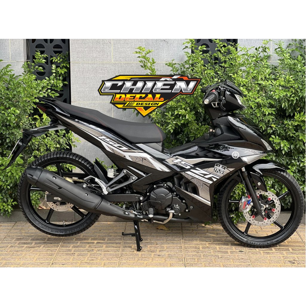 Tem rời Y15 ZR Mã Lai xe Exciter Ex 150 đen trắng Y15ZR Malaysia | Shopee Việt Nam