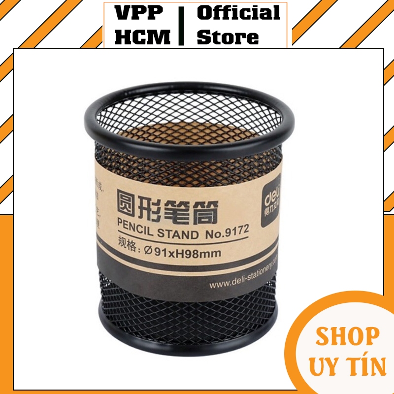 Ống cắm bút Deli 9172 hình trụ tròn, khay cắm bút tiện lợi gọn | Shopee ...