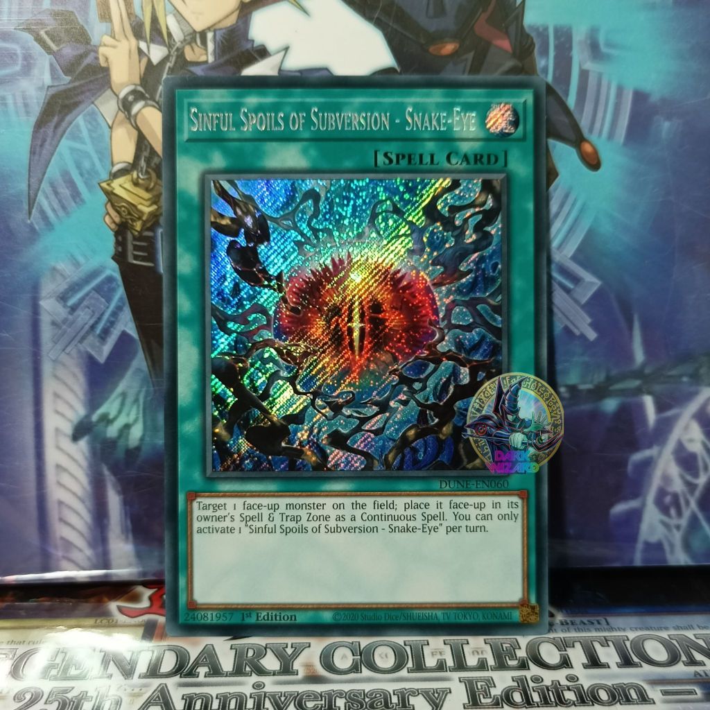 Sinful Spoils of Subversion - Snake-Eye – DUNE-EN060 – Secret Rare [Thẻ bài Yugioh] | Shopee ...