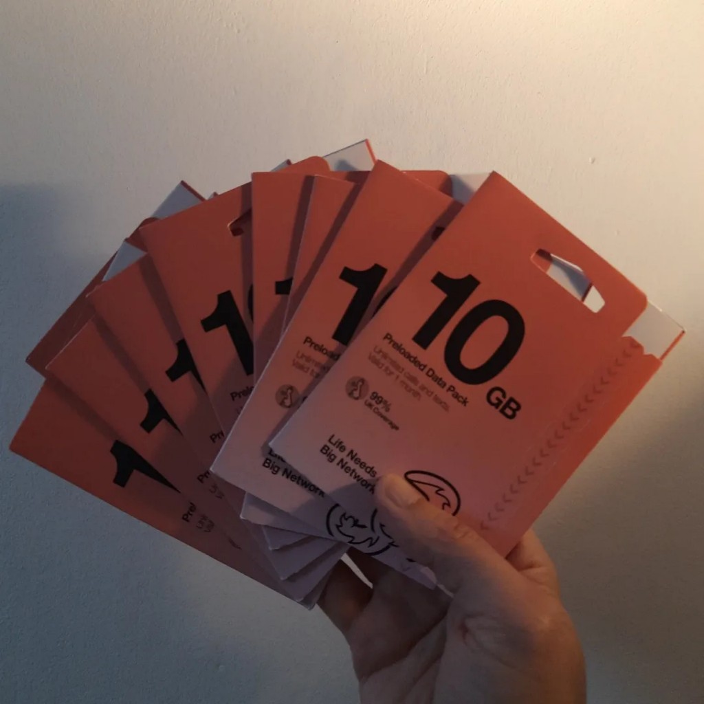 [HICO] Sim du lịch Châu Âu của Three UK:10GB, 12GB Tốc độ cao, 3000 phút gọi Sử dụng Tại 72 Quốc ...