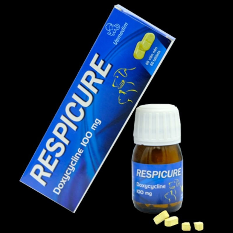 Respicure 100mg hỗ trợ sức khỏe đường hô hấp trên chó mèo | Shopee Việt Nam