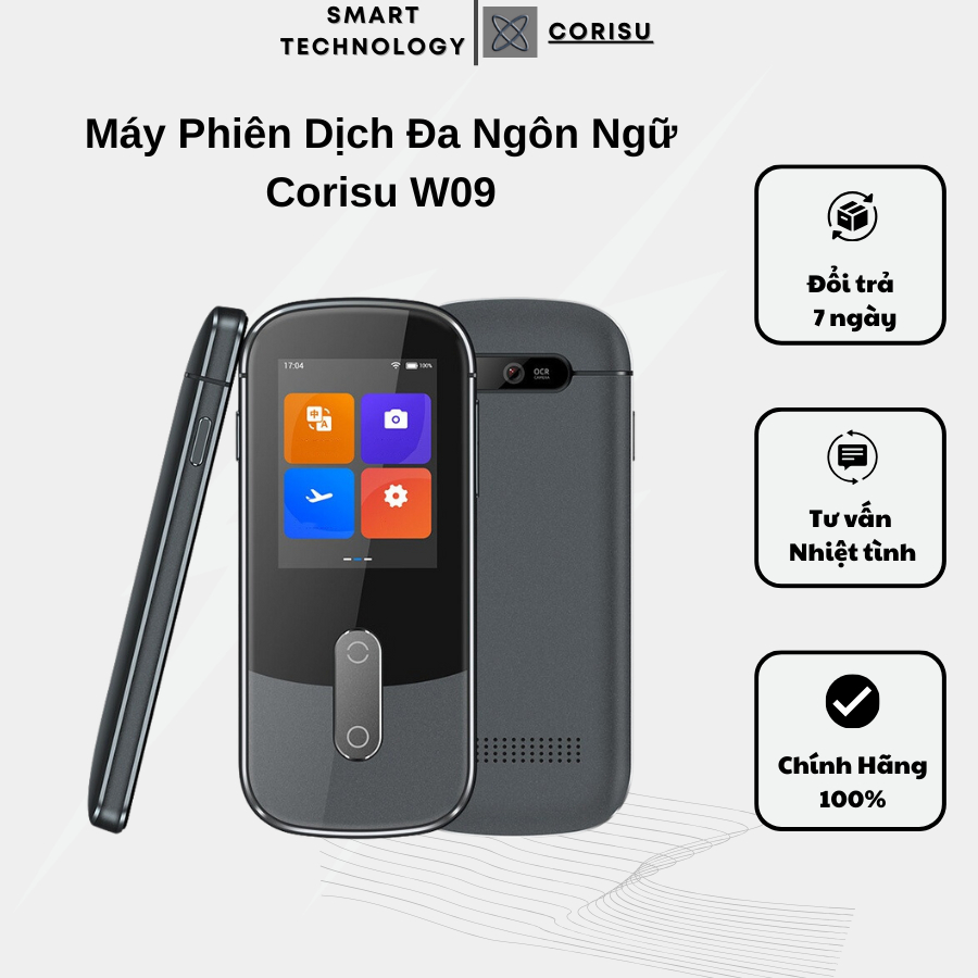 Máy Phiên Dịch Đa Ngôn Ngữ Corisu W09 - Hỗ Trợ Dịch Offline, Dịch Trực Tiếp 127 Ngôn Ngữ ...