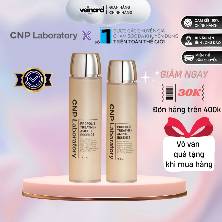 Nước thần keo ong dưỡng da căng mịn CNP Propolis Treatment Ampule ...