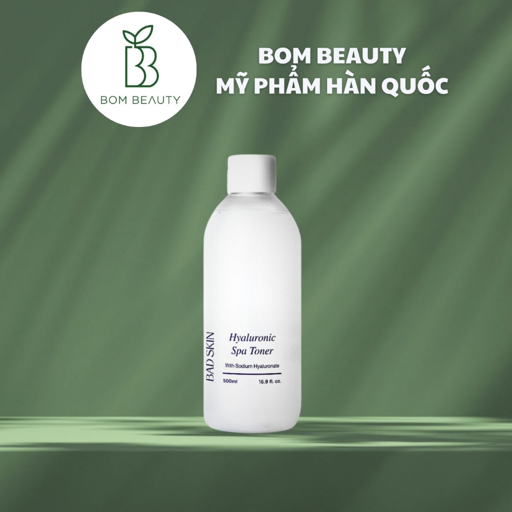 1c Nước hoa hồng Toner Badskin Hyaluronic Spa Toner 500ml badskin bad ...
