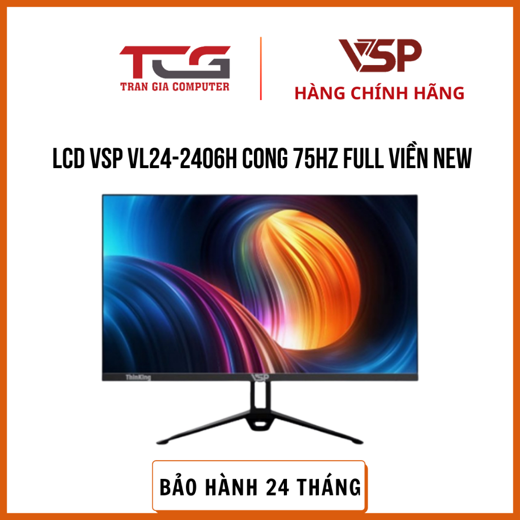 Màn Hình VSP VL24-2406H (23.6"/ FHD/ VA/ 75Hz/ 5ms/ 250nits/ HDMI+VGA ...