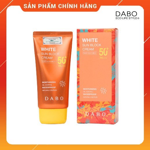 [CHÍNH HÃNG] KEM CHỐNG NẮNG DABO WHITE SUNBLOCK CREAM SPF50+ PA+++ 70ML ...
