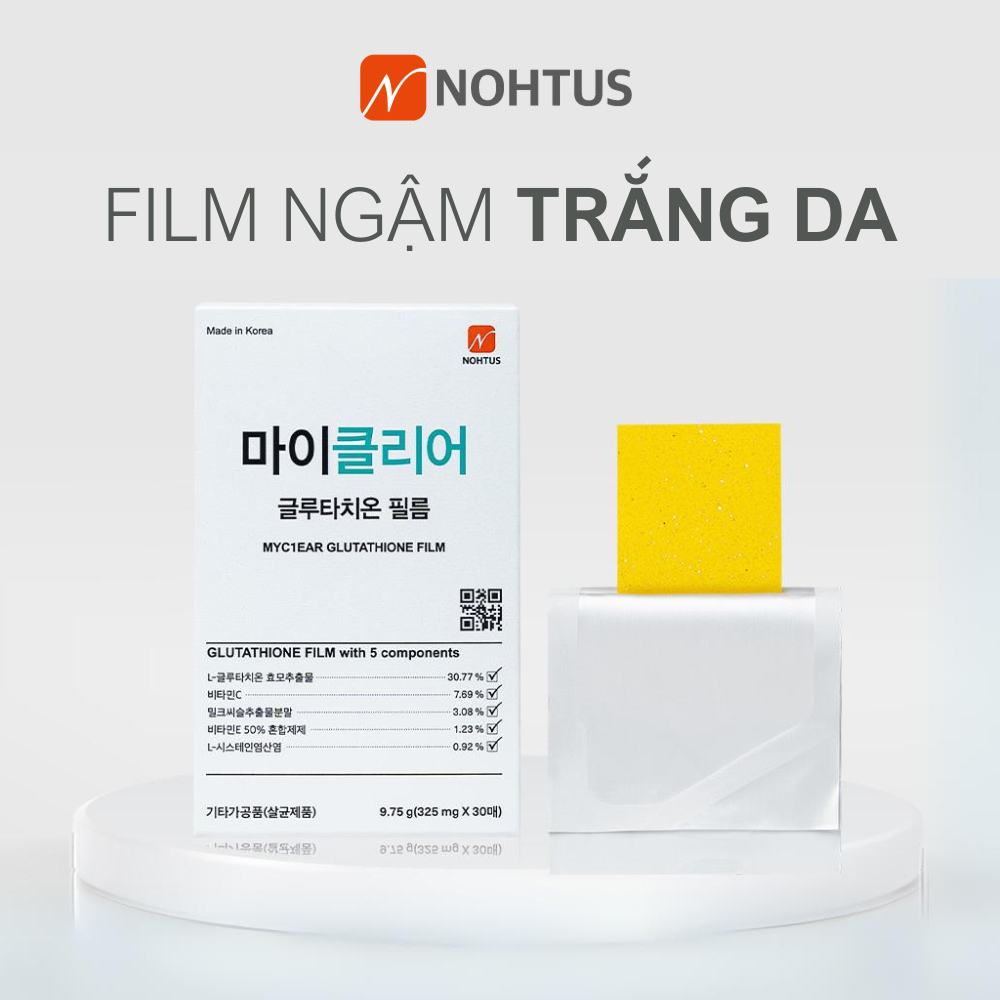 FILM NGẬM TRẮNG DA GLUTATHIONE MY CLEAR HÀN QUỐC - Làm Trắng da, Chống ...