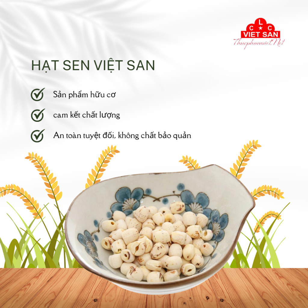 Hạt Sen Khô Việt San - 1KG | Shopee Việt Nam