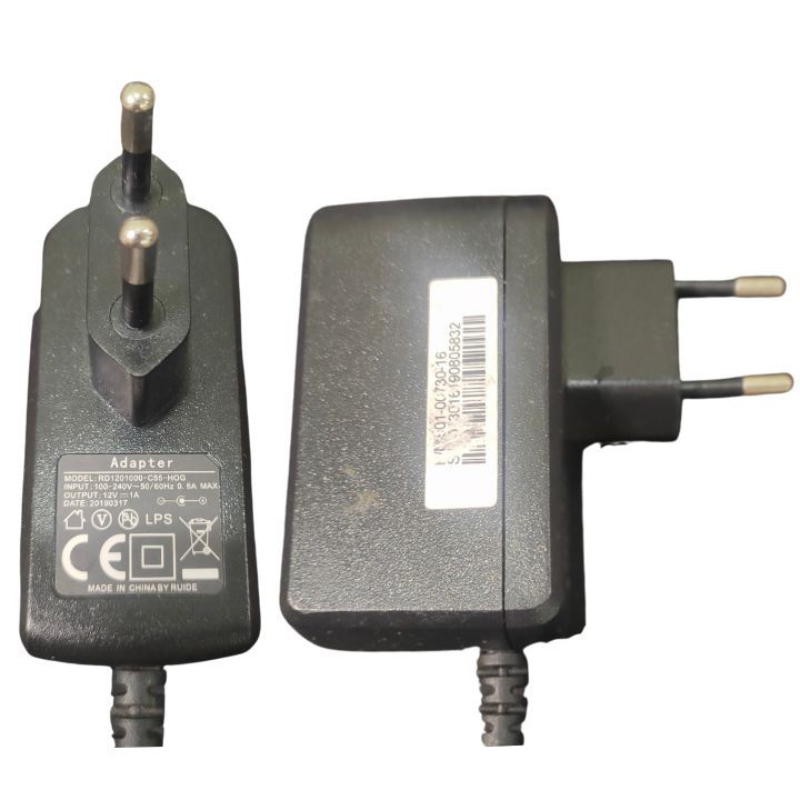 Bộ nguồn Adapter 12V 1A Model RD1201000-C55-HOG theo modem mạng FPT ...