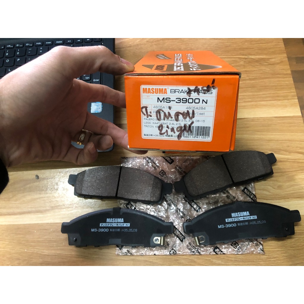 Mitsubishi Triton Má Phanh Trước + Guốc Phanh Sau bản 2.4, 2.5 sản xuất ...