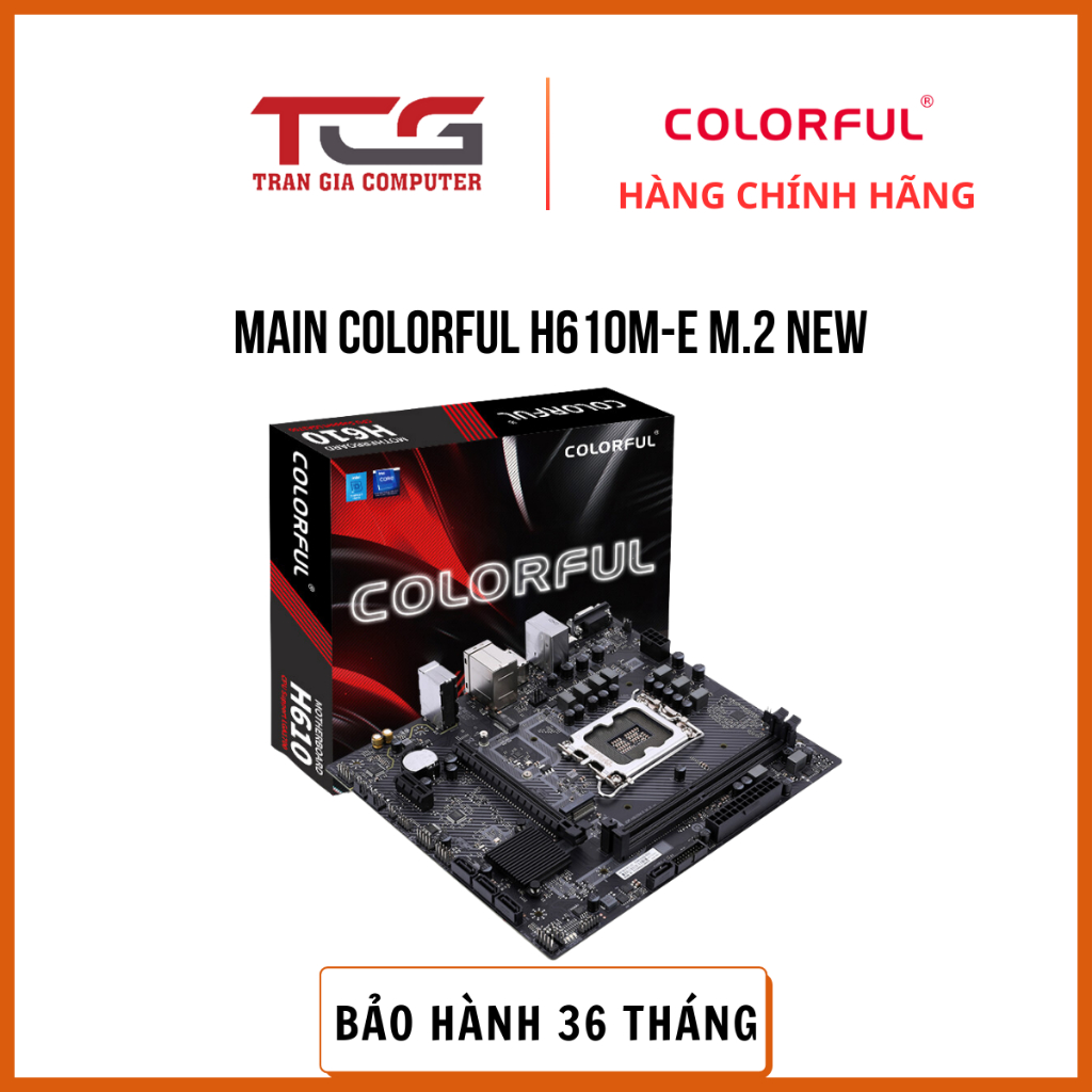 Mainboard Colorful H610M-E M.2 V20 (Socket 1700 | M-ATX | 2 Khe RAM ...
