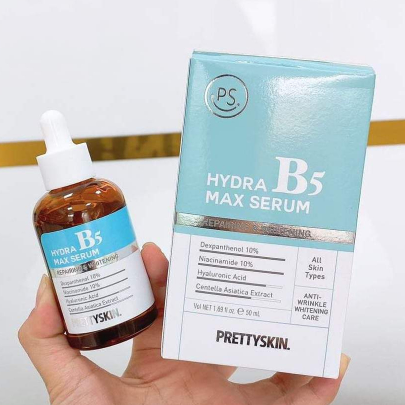 Tinh Chất Phục Hồi Da HYDRA B5 MAX SERUM PRETTYSKIN Hàn Quốc Giúp Dưỡng Trắng Phục Hồi Da 50ml ...