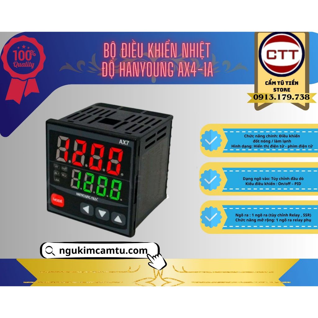 BỘ ĐIỀU KHIỂN NHIỆT ĐỘ HIỂN THỊ SỐ HANYOUNG AX7-1A | Shopee Việt Nam