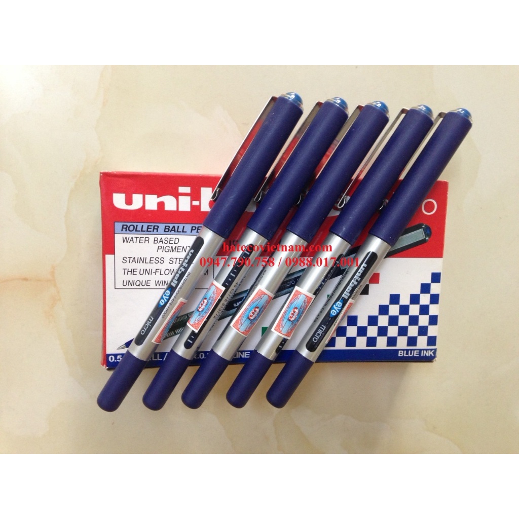 Bút ký Uni UB150 XANH, nét 0.5 - Bút Uni - Bút mực nước - Viết UB 150 ...