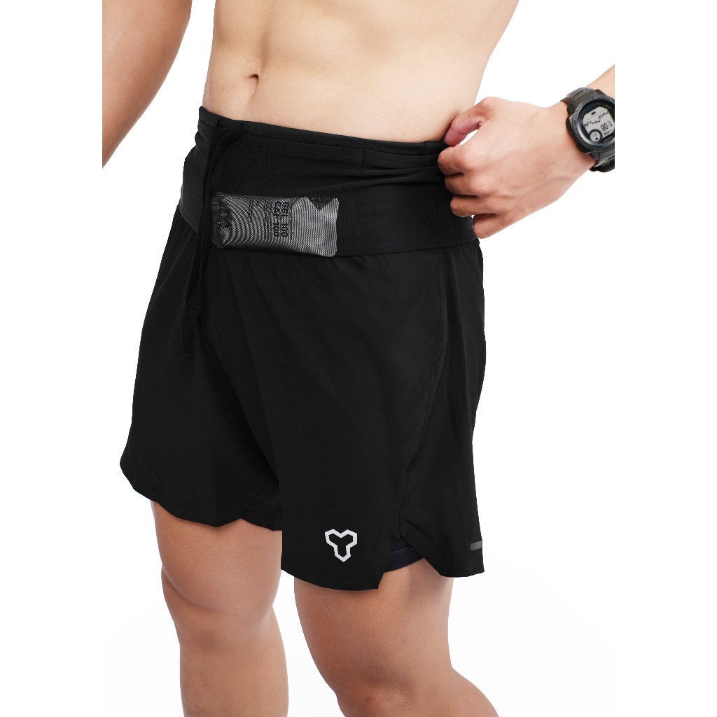 Quần Short Thể Thao Chạy Bộ Nam Đa Năng MOTIVE MEN SHORT BELT - Màu Đen ...