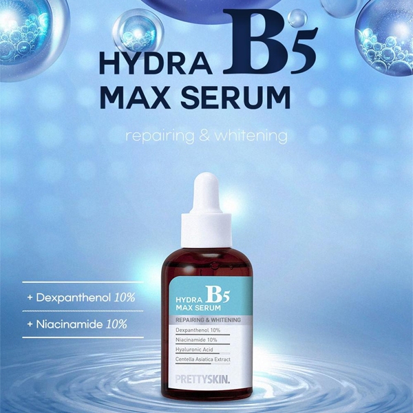 Tinh Chất Phục Hồi Da HYDRA B5 MAX SERUM PRETTYSKIN Hàn Quốc Giúp Dưỡng Trắng Phục Hồi Da 50ml ...