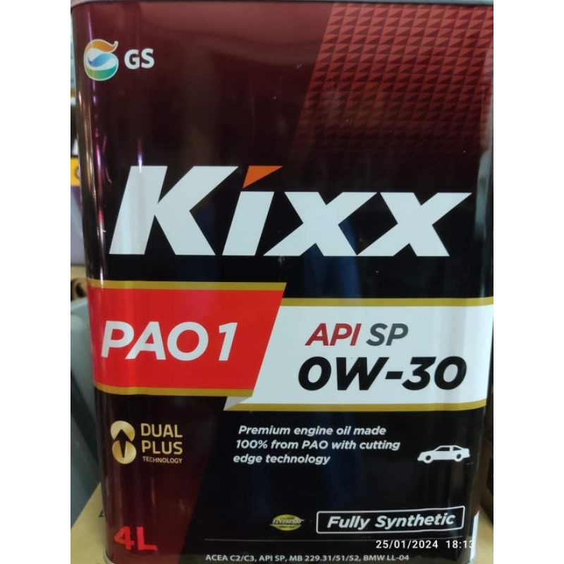 NHỚT KIXX PAO1- 0W30 API SP- 4L | Shopee Việt Nam