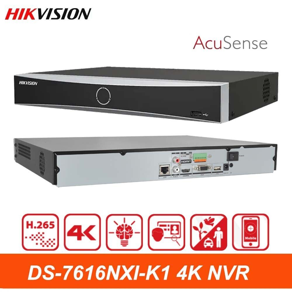 Đầu Ghi Camera IP 16 Kênh Hikvision DS-7616NXI-K1 12MP Ultra HD 4K ...