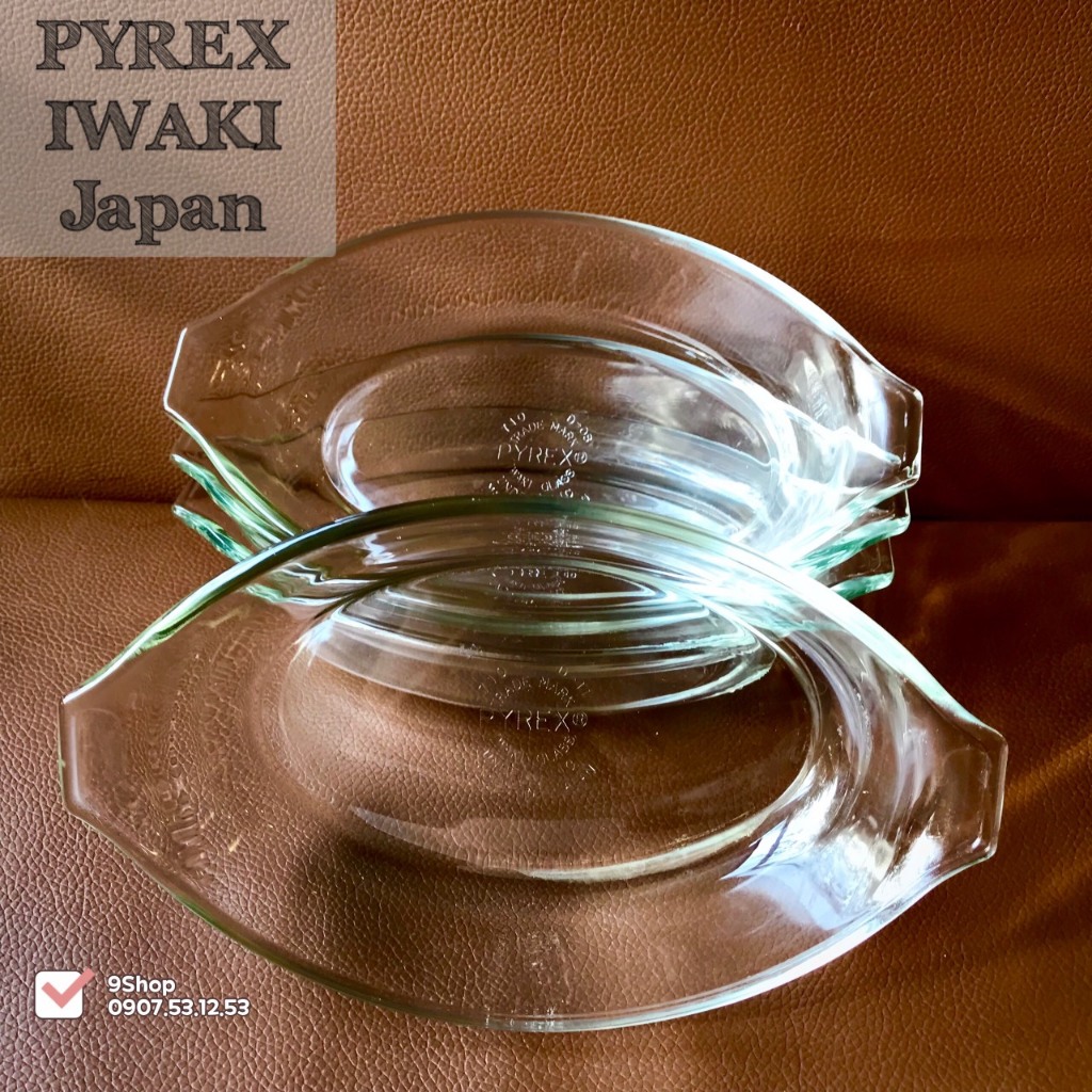 [PYREX - IWAKI] Combo 04 Khuôn Bánh/ Thố Thuỷ Tinh Chịu Sốc Nhiệt Cao ...