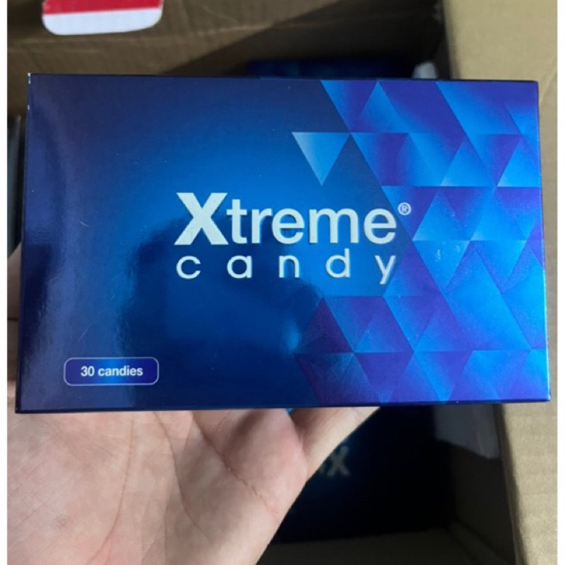 combo 1 hộp 30 viên kẹo sâm xtreme candy chính hãng ( có che tên ...