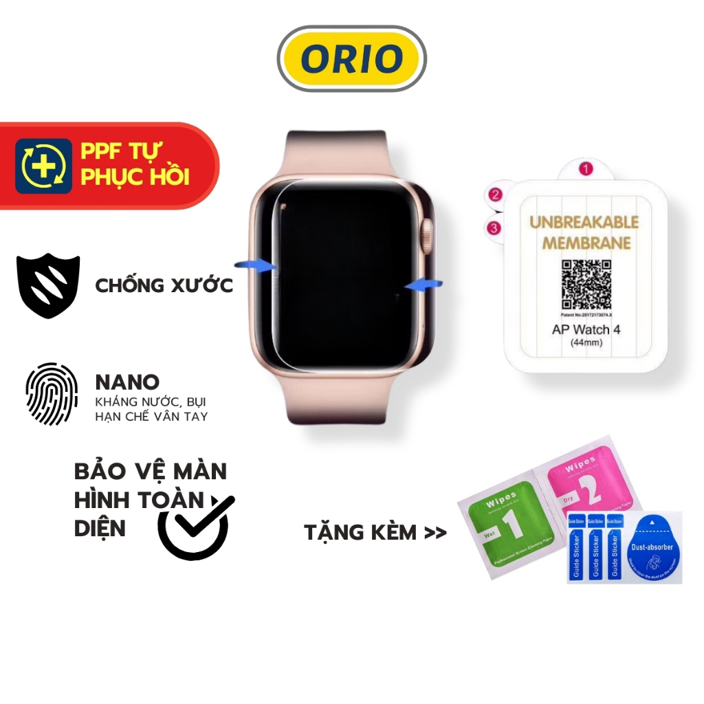 Miếng Dán PPF Apple Watch, Smartwatch Nhám AG Chống Vân Tay, Tự Phục ...