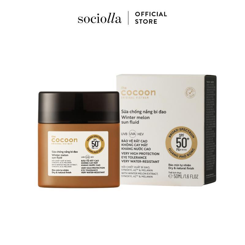 Sữa Chống Nắng Bí Đao Cocoon Winter Melon Sun Fluid SPF 50+ PA ...