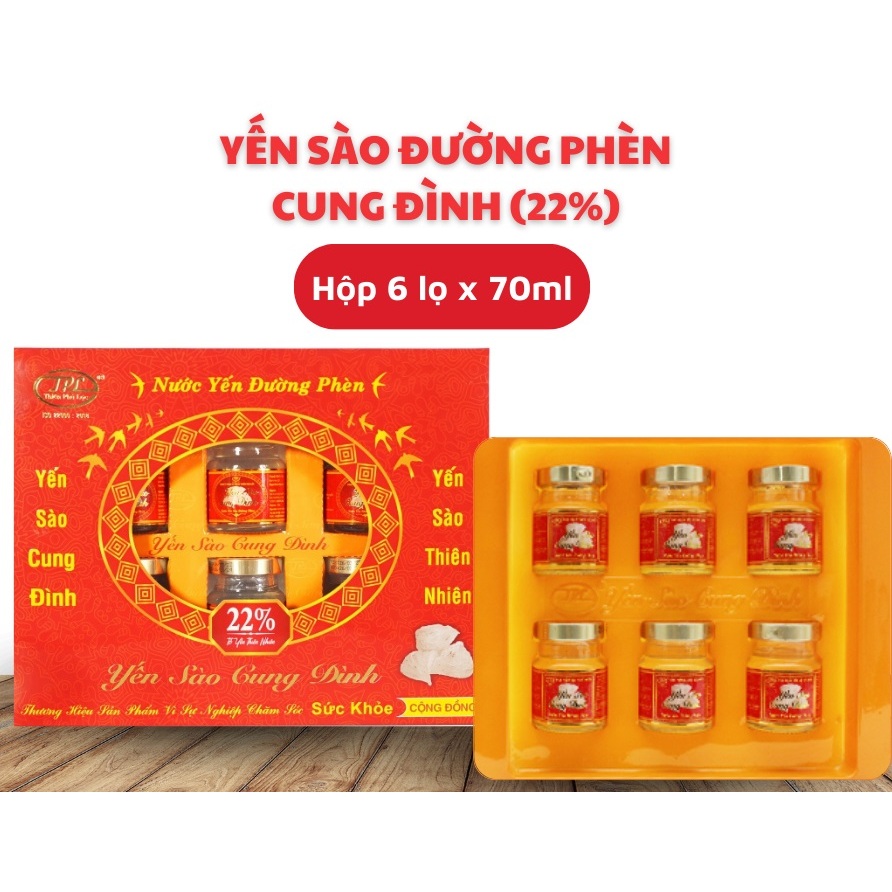 COMBO 10 Hộp Đường phèn 22% + 2 Đông trùng 18% tổ yến - YẾN SÀO CUNG ...
