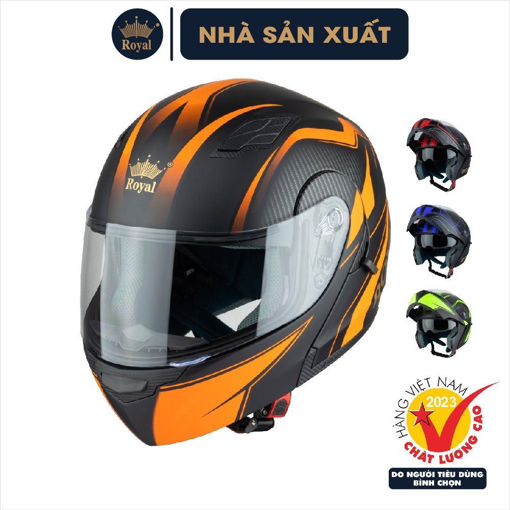 Mũ Nón Bảo Hiểm FullFace Royal M179 Tem, Mũ Full Face 2 Kính Chính Hãng ...