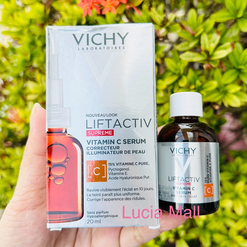 Tinh chất dưỡng trắng và làm mờ nếp nhăn Vichy Liftactiv Vitamine C 15% Pure 20ml | Shopee Việt Nam