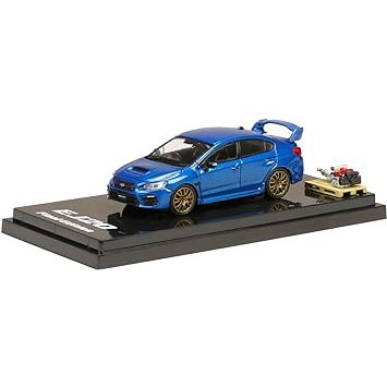 Mô hình ô tô Subaru WRX STI EJ20 Final Edition Full Package With Engine Display 1/64 Hobby Japan ...